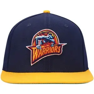 Mitchell & Ness Gold Golden State Warriors Hardwood Classics Team Two-tone 2.0 Snapback Hat