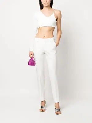 Zadig&Voltaire Prune Rhinestones-studded Trousers - White