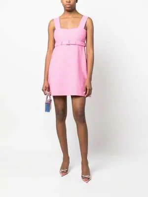 PATOU Corsage Belted Mini Dress