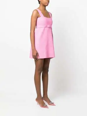 PATOU Corsage Belted Mini Dress