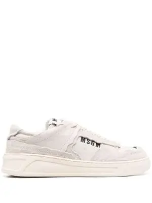 MSGM Logo-print Sneakers - Neutrals