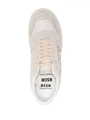 MSGM Logo-print Sneakers - Neutrals