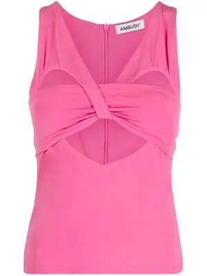 AMBUSH Cut-out Tank Top - Pink