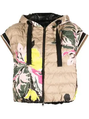 Herno Reversible Feather Down Gilet - Neutrals