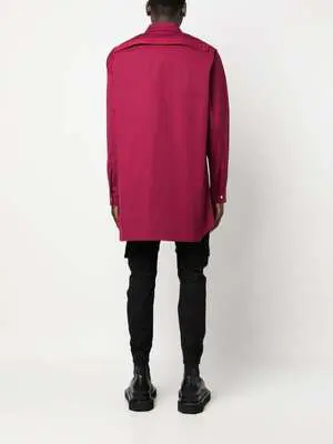 Rick Owens Long-sleeve Buttoned Shirt Jacket