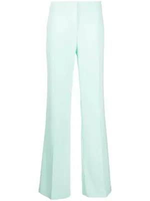 Pinko High-rise Straight-leg Trousers - Blue