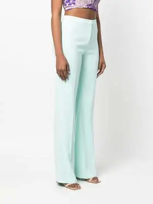 Pinko High-rise Straight-leg Trousers - Blue