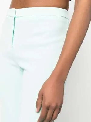 Pinko High-rise Straight-leg Trousers - Blue