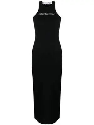 Off-White Bling Baseball Rowing Midi Dress