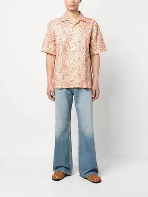 BLUEMARBLE Paisley-print Short-sleeve Shirt