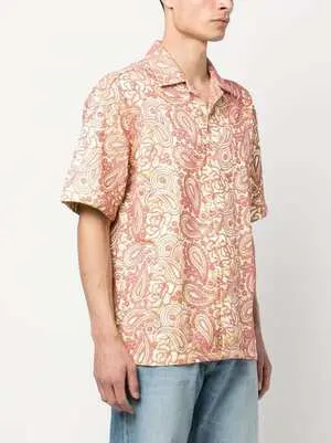 BLUEMARBLE Paisley-print Short-sleeve Shirt