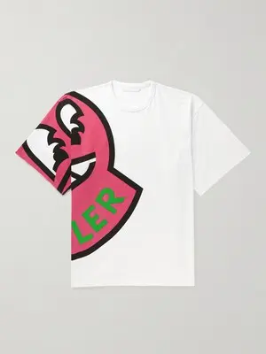Moncler Logo-print Cotton-jersey T-shirt - White