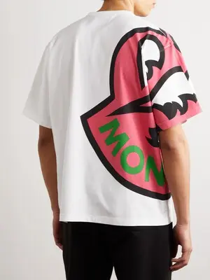 Moncler Logo-print Cotton-jersey T-shirt