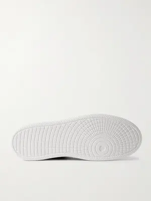 Moncler Monaco M Striped Leather Sneakers