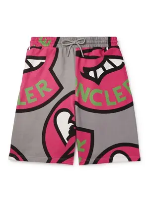 Moncler Straight-leg Cotton-jersey Shorts