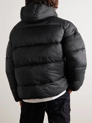 Nike Logo-embroidered Quilted Padded Shell Hooded Jacket