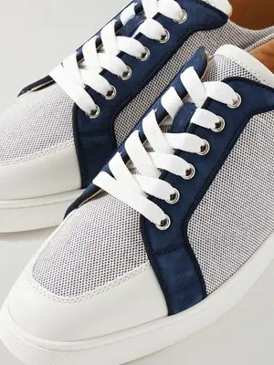 CHRISTIAN LOUBOUTIN Rantulow Lace Up Sneakers - Gray