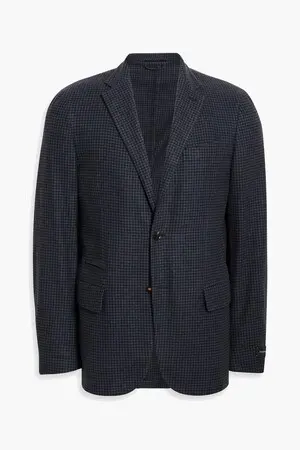 Zegna Checked Cashmerefelt Blazer
