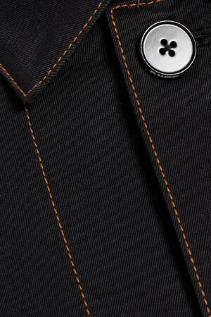 JIL SANDER Topstitched Denim Jacket