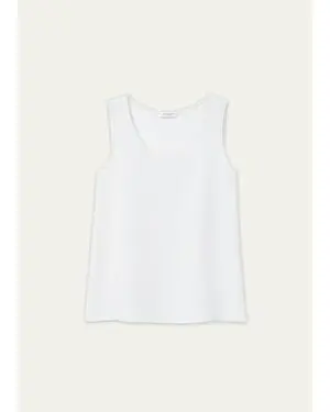 Lafayette 148 New York Lafayette 148 New York Finnley Scoop Neck Tank Cloud