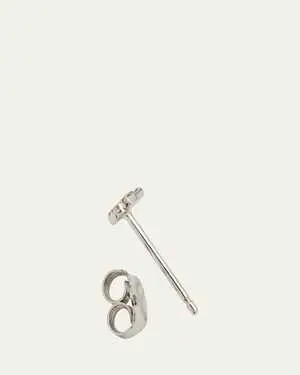 SYDNEY EVAN 14k Yellow Diamond Cross Single Stud Earring