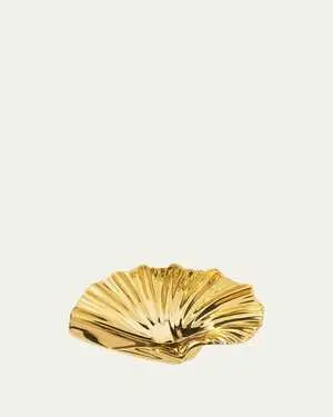 Aerin Brass Shell Vide Poche - Gold