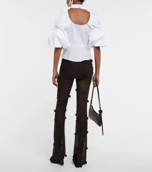 Jacquemus La Chemise Maraca Cotton Poplin Shirt
