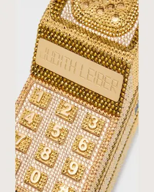 Judith Leiber Brick Phone Clutch Bag