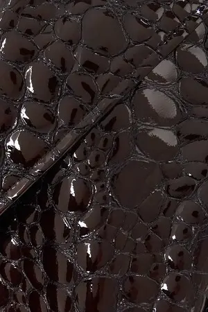 Bottega Veneta Croc-effect Patent-leather Coat