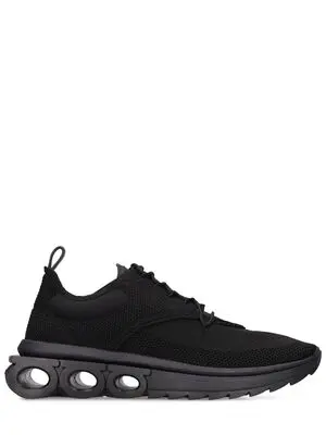 FERRAGAMO Nima Logo Sneakers - Black