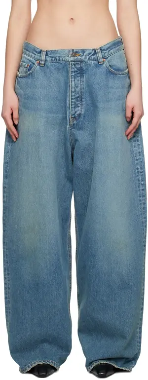 Balenciaga Balenciaga Blue Baggy Jeans - 4268 True Blue