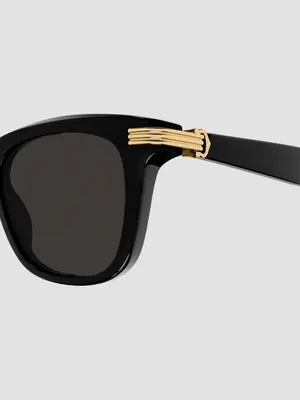 Cartier Première De 53mm Square Acetate Sunglasses - Black