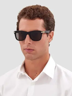 Cartier Première De 53mm Square Acetate Sunglasses - Black
