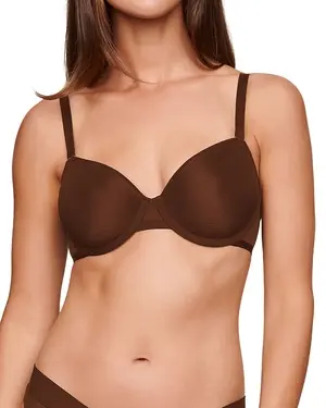 CUUP The Demi Spacer & Mesh Bra - Espresso