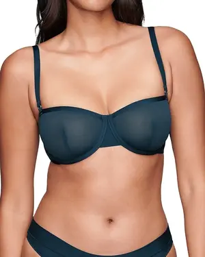 CUUP The Balconette Mesh Bra Ocean