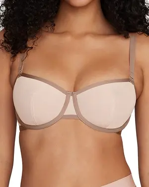 CUUP The Balconette Mesh Bra Sand/taupe