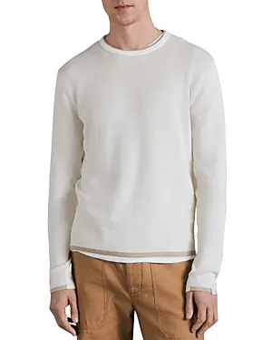 Rag & Bone Rag & Bone Harvey Striped Crewneck Sweater Ivory