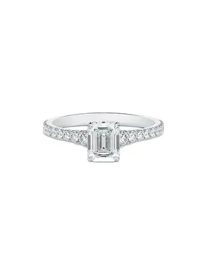 DE BEERS FOREVERMARK Diamond Engagement Ring - Platinum