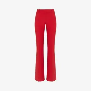 Alexander McQueen Narrow Bootcut Trousers Lust Red