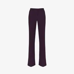Alexander McQueen Narrow Bootcut Trousers Night Shade