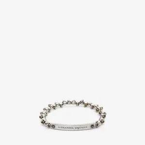 Alexander McQueen Skull Bracelet - Silver