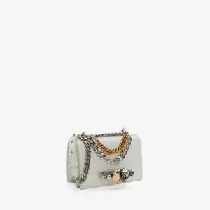 Alexander McQueen Mini Jewelled Satchel With Chain