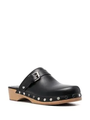 Isabel Marant Étoile Stud-embellished Leather Clogs
