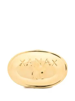 Jonathan Adler Xanax Brass Pill Box - Gold
