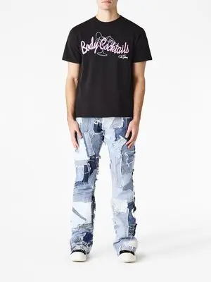 GALLERY DEPT. Logan Patchwork Straight Jeans - Blue