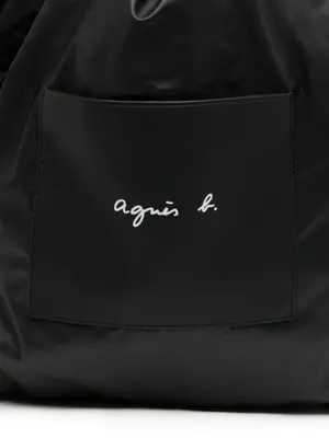 AGNES B. Drawstring Shoulder Bag