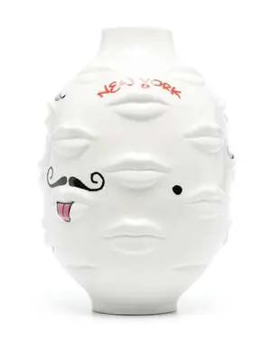 Jonathan Adler Graphic-print Porcelain Vase