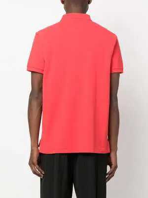 Polo Ralph Lauren Logo-embroidered Short-sleeved Polo Shirt - Red