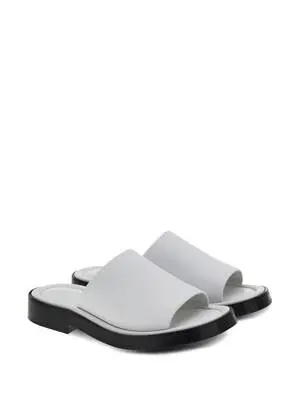 FERRAGAMO Giunone Leather Sandals - White