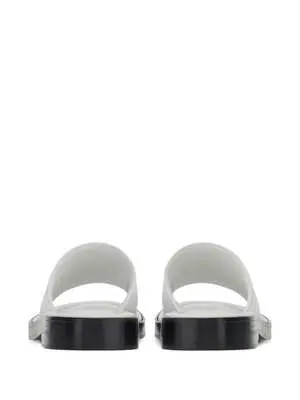 FERRAGAMO Giunone Leather Sandals - White